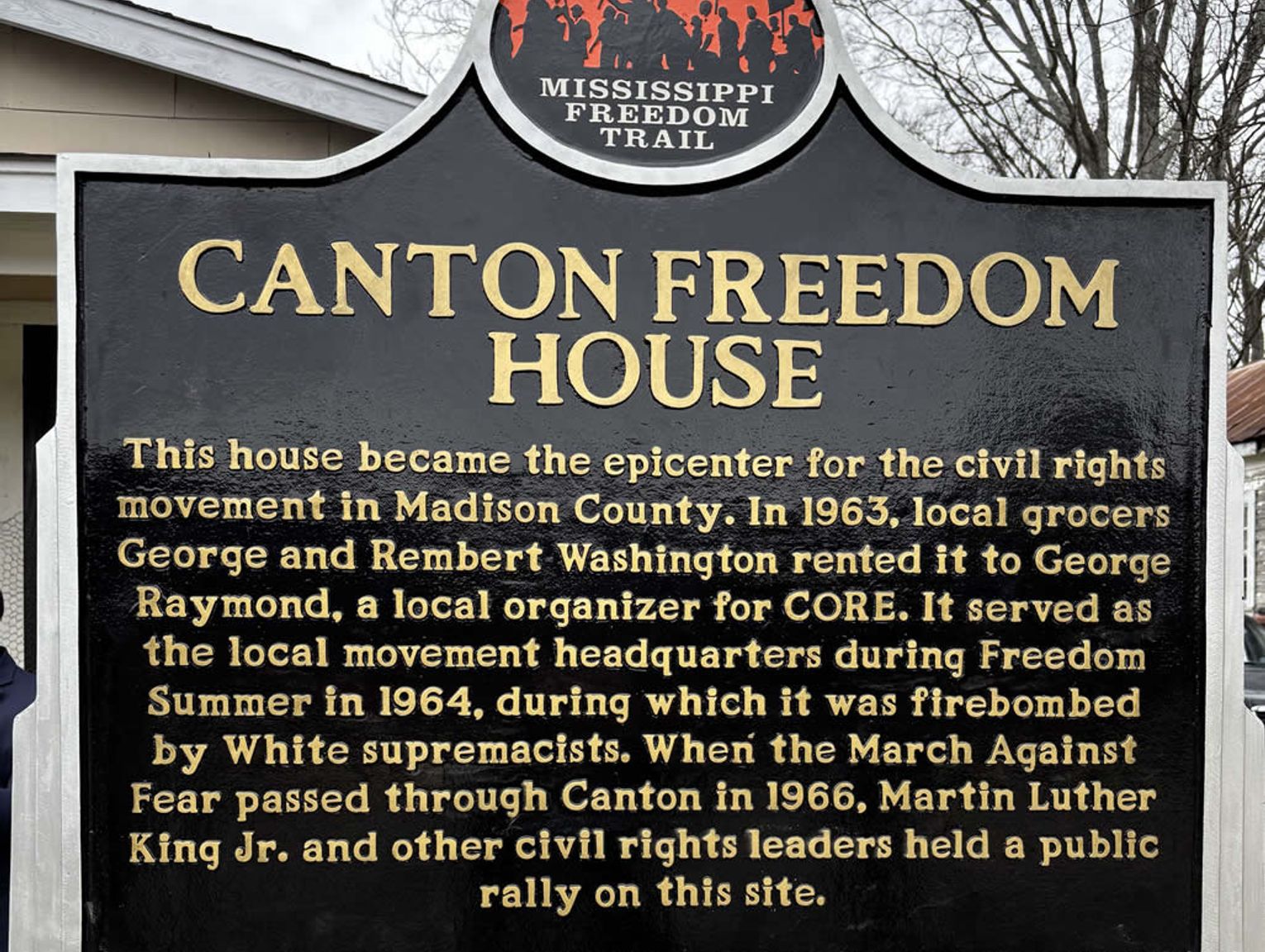Canton Freedom House receives Mississippi Freedom Trail Marker