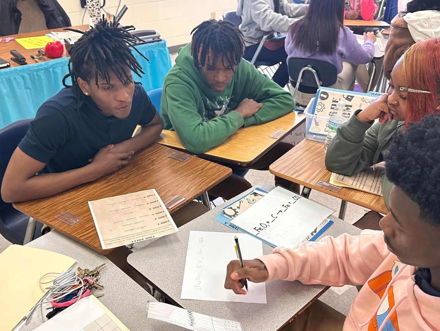 CHS chem students engage to learn