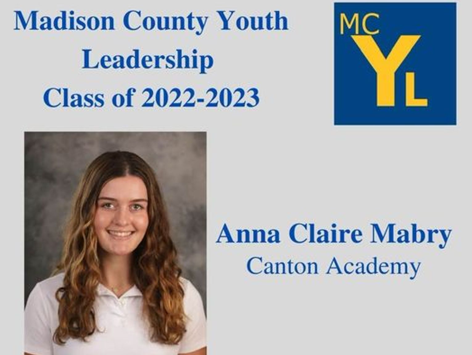 Mabry represents CA as MCYL