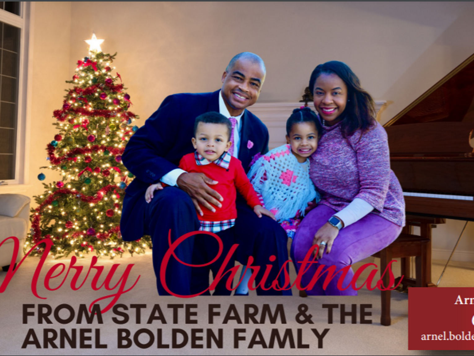 Merry Christmas from the Bolden Family
