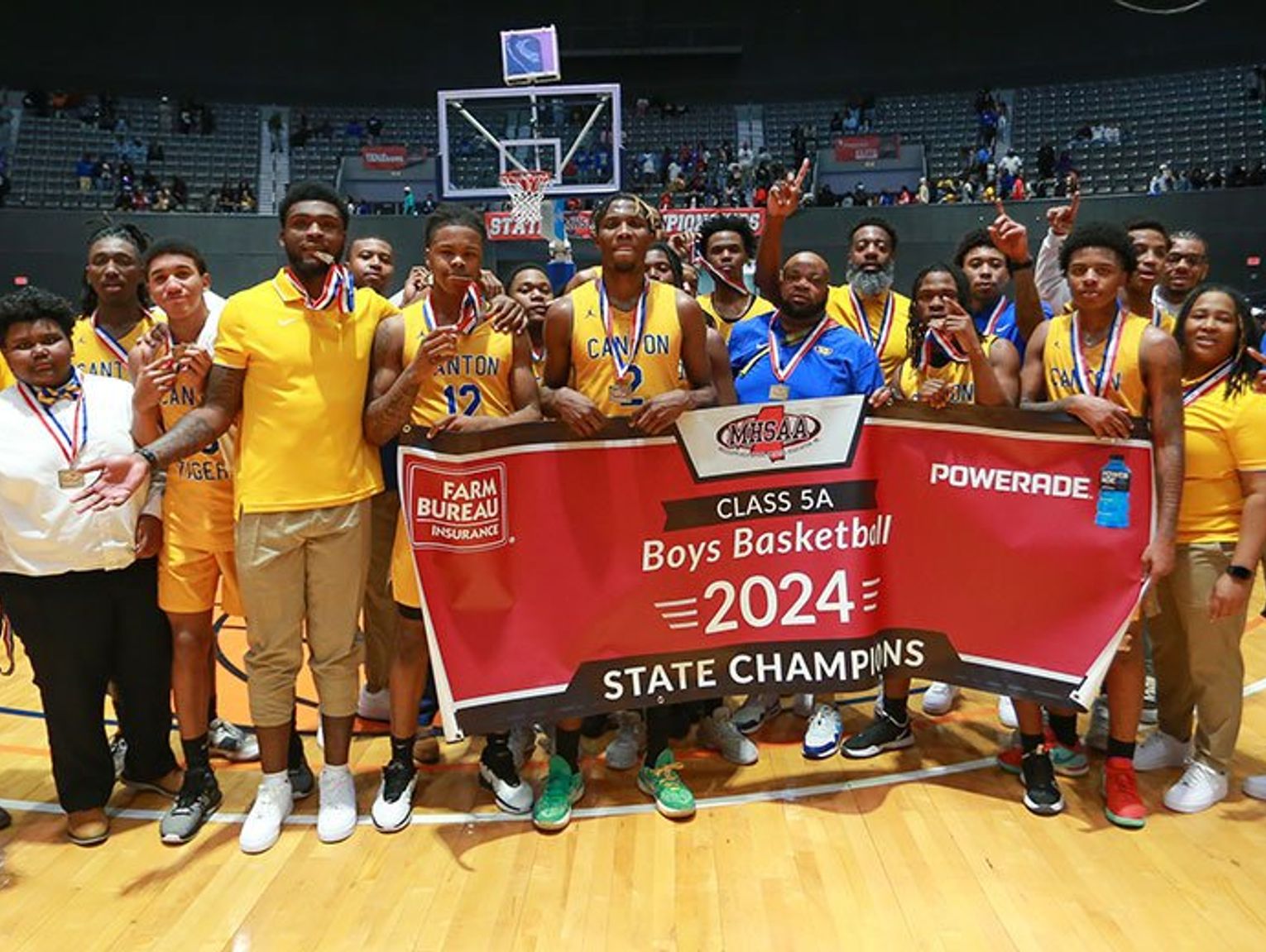 TIGERS WIN BASKETBALL State Championship